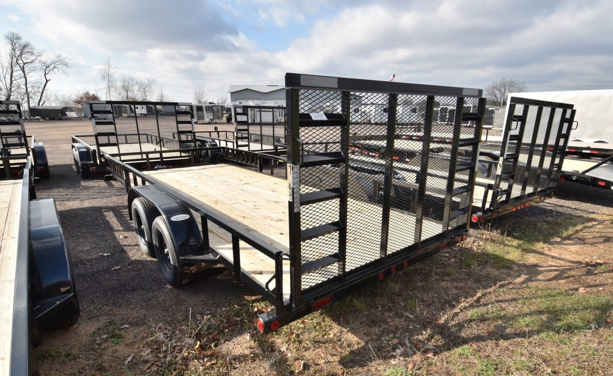 PRM 82X12 ATP ENCLOSED W/SIDE RAIL RAMPS | Trailer | Goodrich Trailer Sales